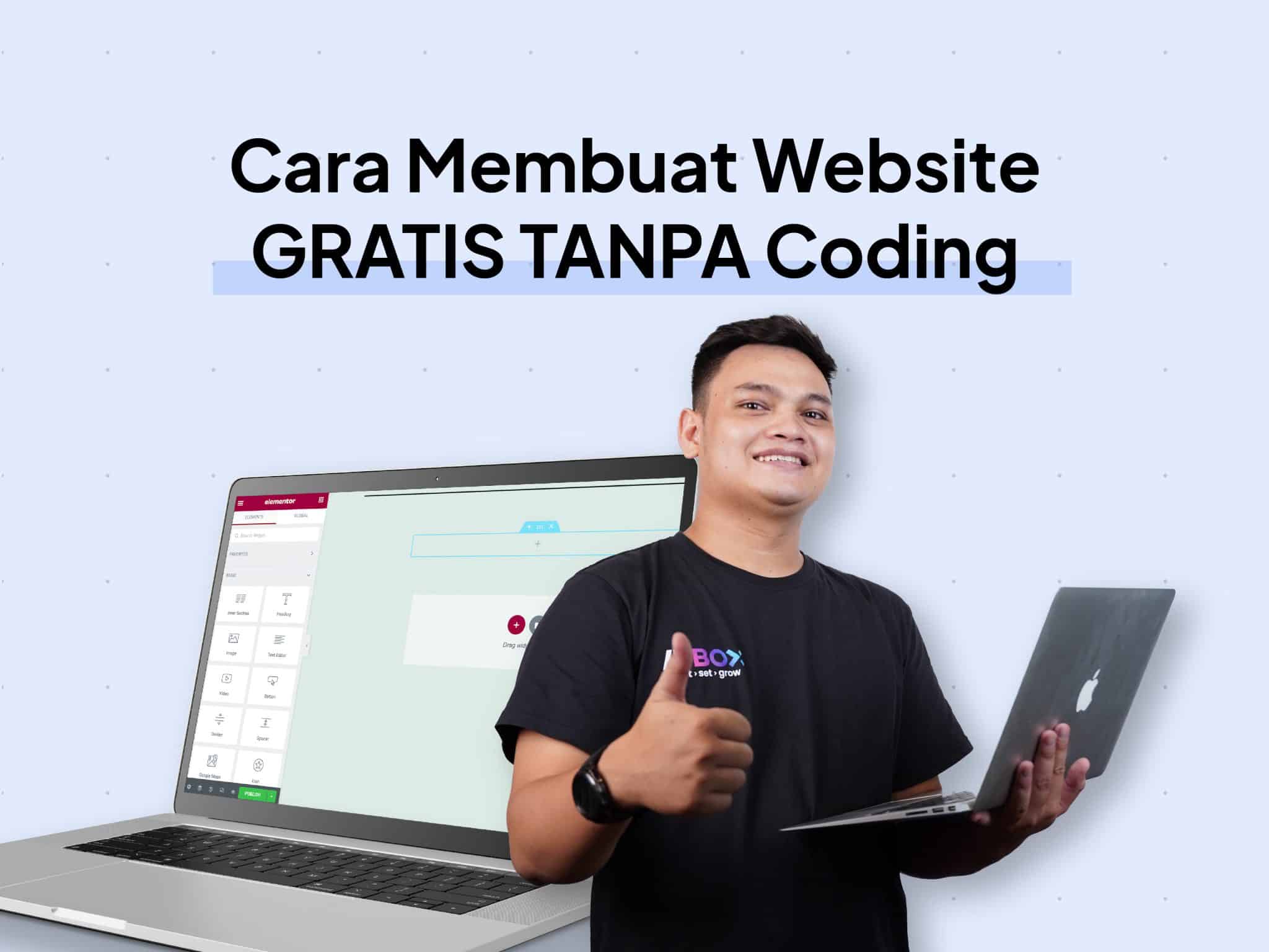 Cara Membuat Website Gratis Untuk Pemula (TANPA CODING)