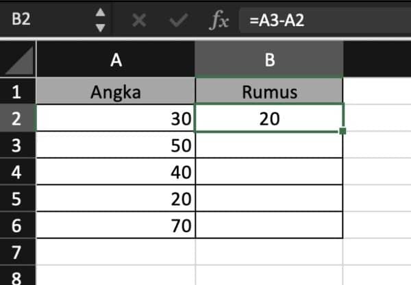 Rumus Rumus Excel : Penjumlahan, Pengurangan, dan Lainnya