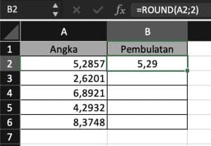Kenali Rumus Pembulatan Excel