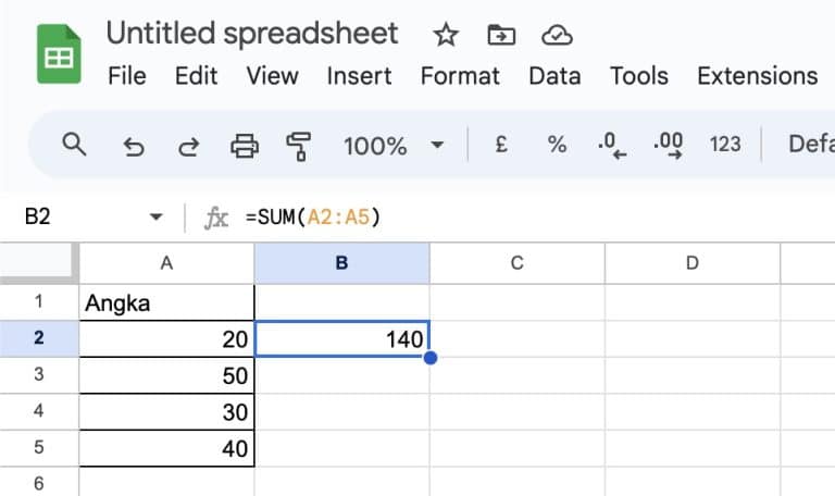 10 Rumus Spreadsheet Yang Harus Kamu Tahu