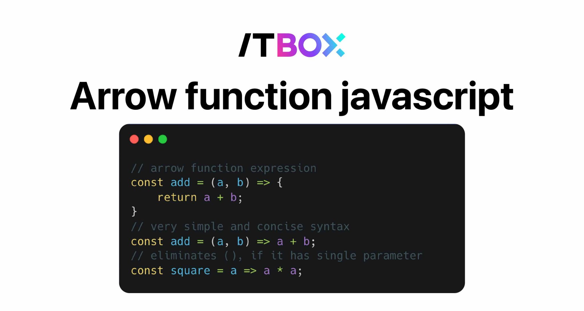 Mengenal Arrow Function pada JavaScript: Dasar dan Contoh - ITBOX by Course-Net