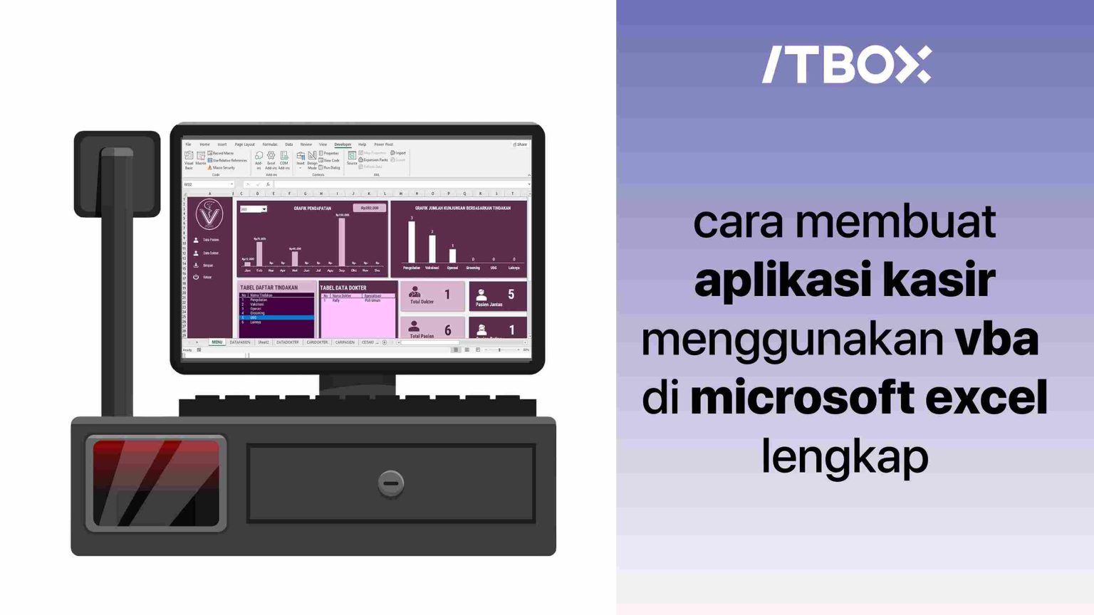 4 Langkah Cara Membuat Aplikasi Kasir Dengan Vba Macro Excel Mudah Dan