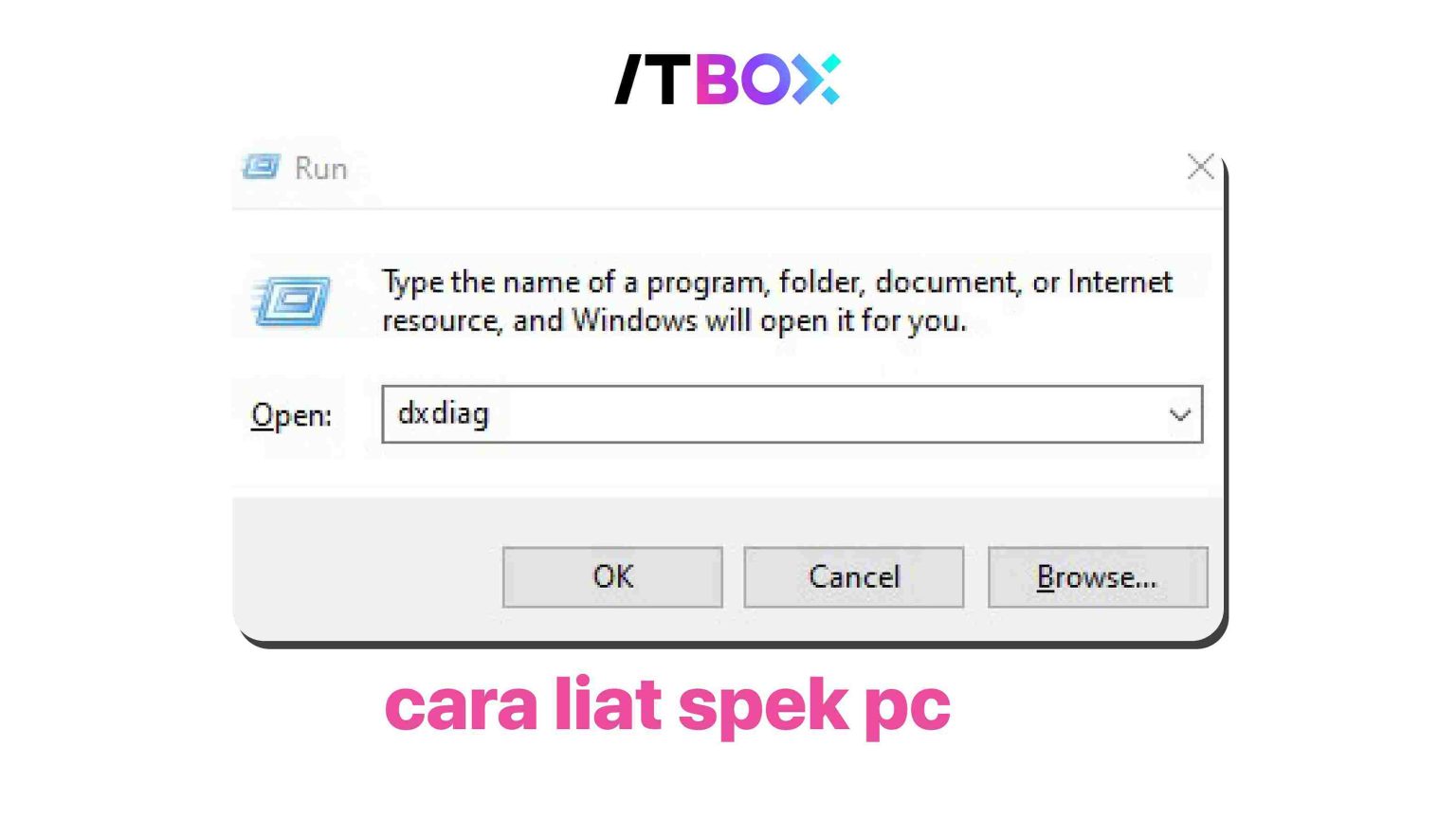 Cara Cek Spesifikasi Laptop atau PC di Windows & macOS! - ITBOX by ...